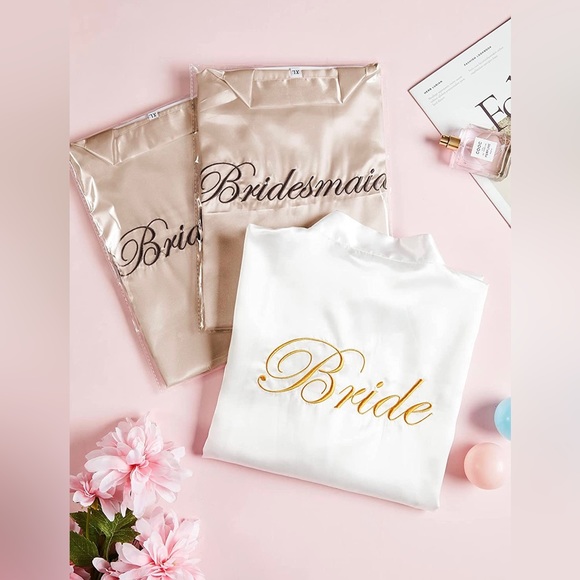 Amazon | Intimates & Sleepwear | New In Packaging White And Gold Bride ...